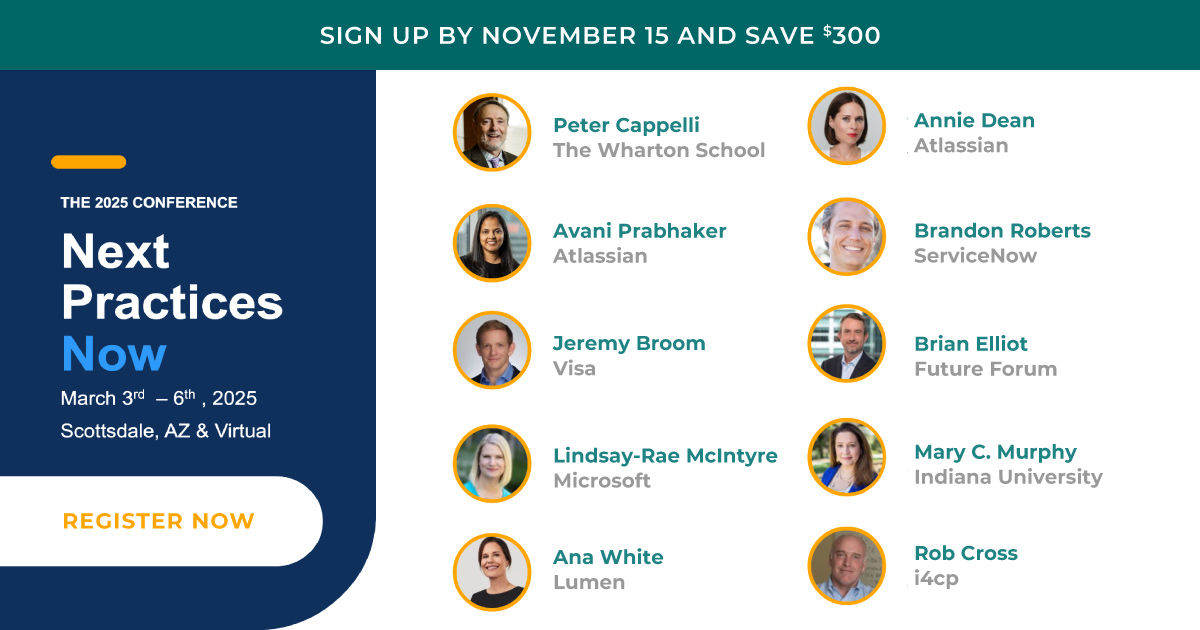 Explore the 2025 Agenda - i4cp Next Practices Now Conference