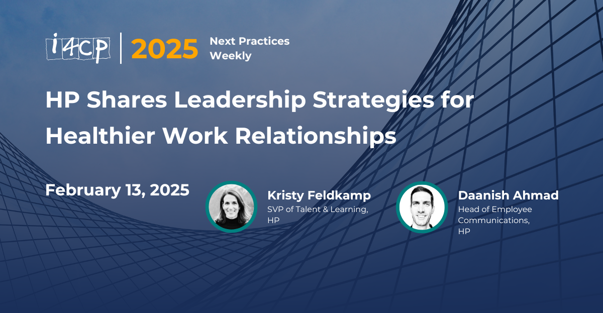 Watch: HP Shares Leadership Strategies for Healthier Work Relationships